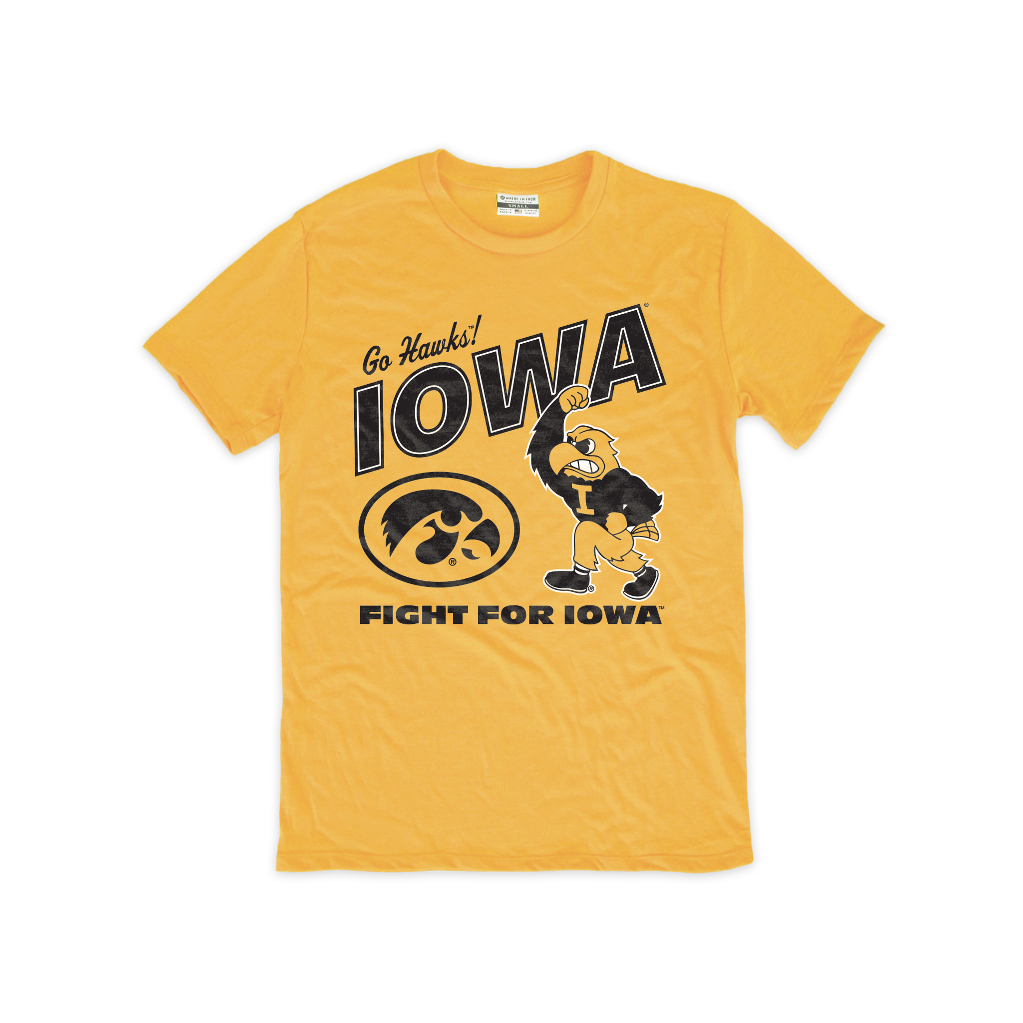 Go Hawks! Fight For Iowa Tee – Where I'm From