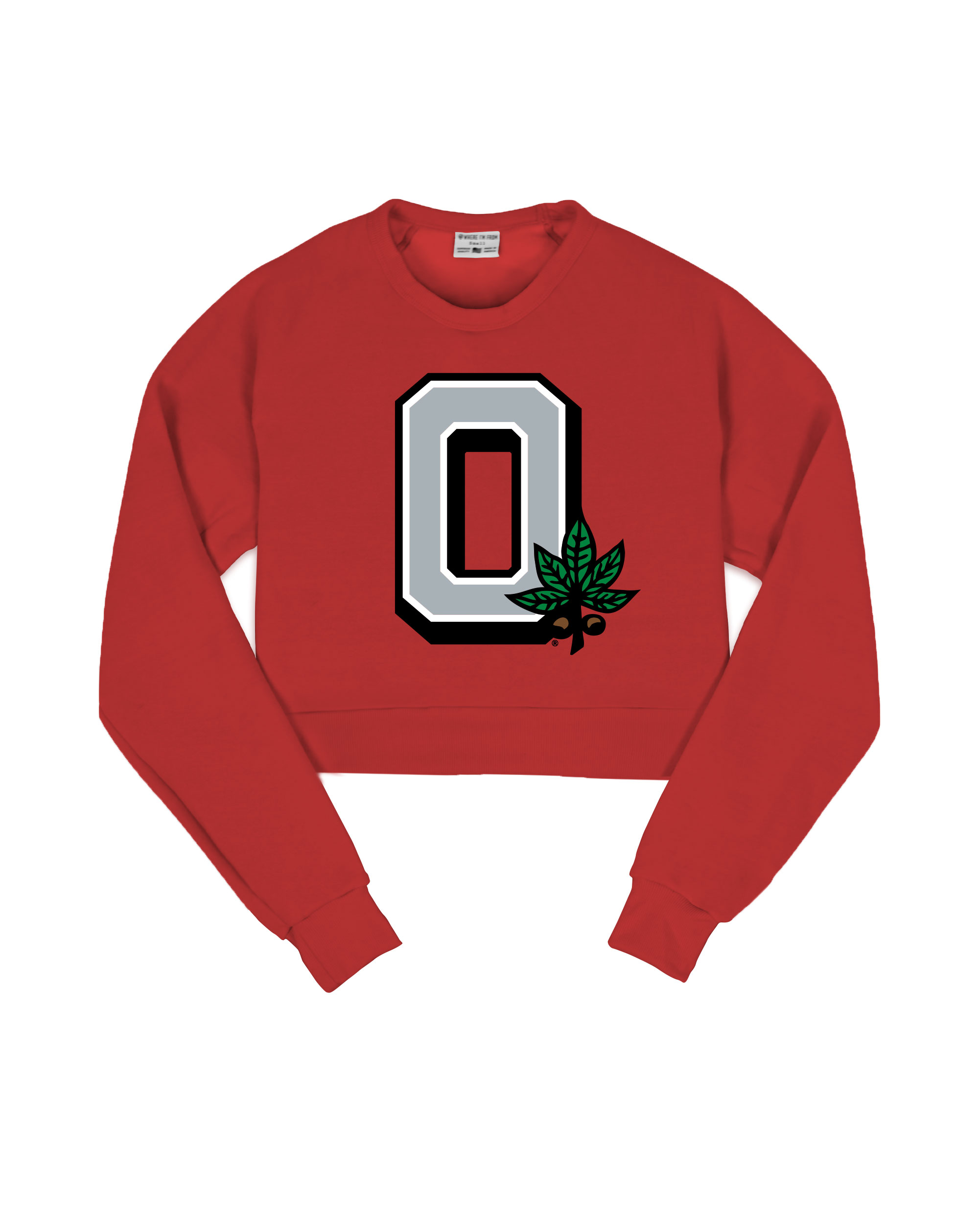 Heritage Block O Cropped Crew Sweatshirt – Where I'm From