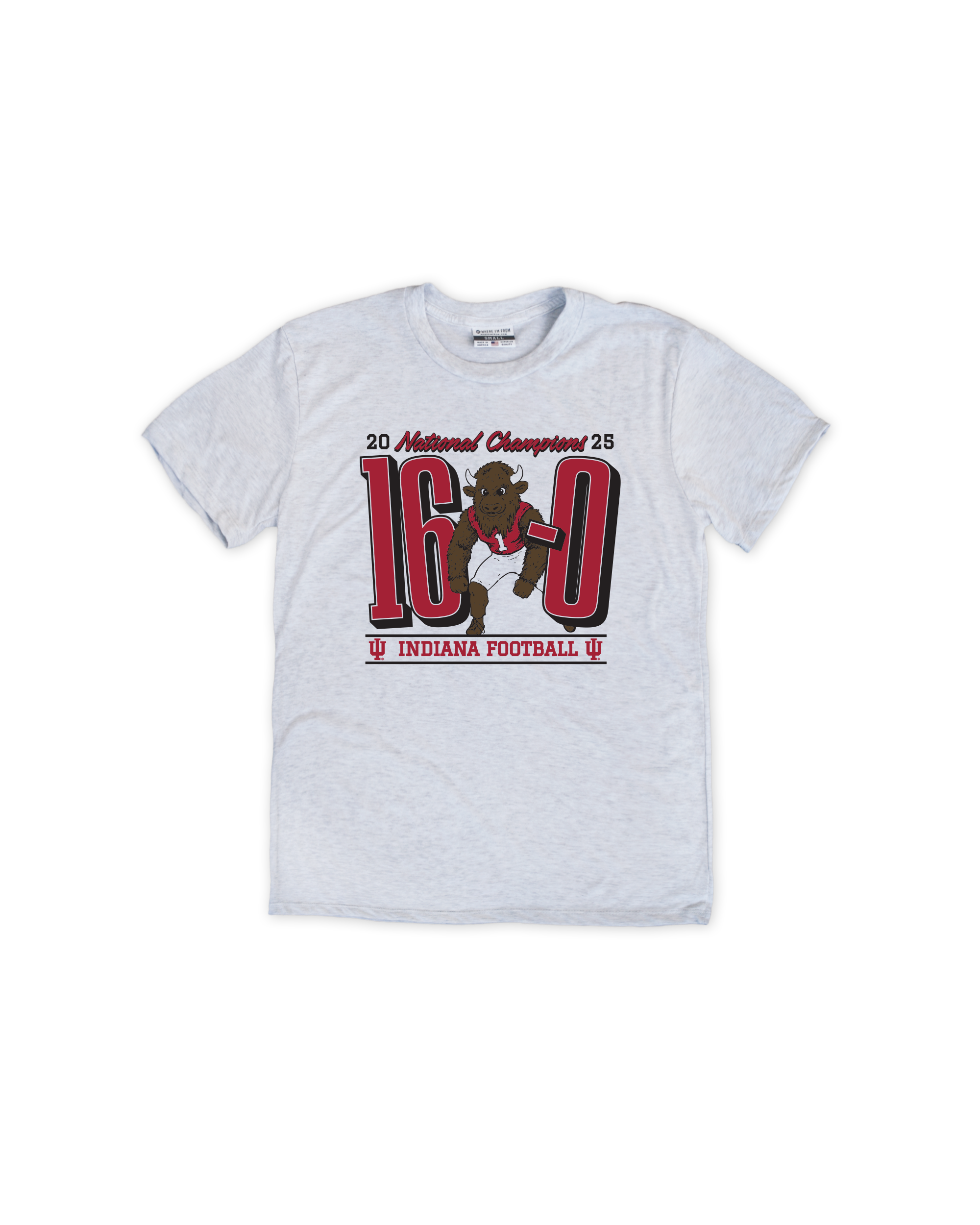 IU 16-0 National Champions Bison Youth Tee – Where I'm From