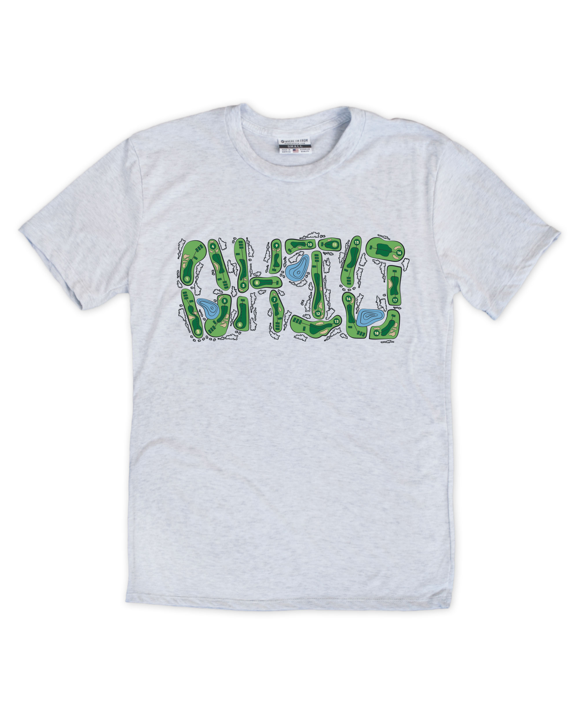 OHIO Golf Course Tee | Where I'm From Apparel