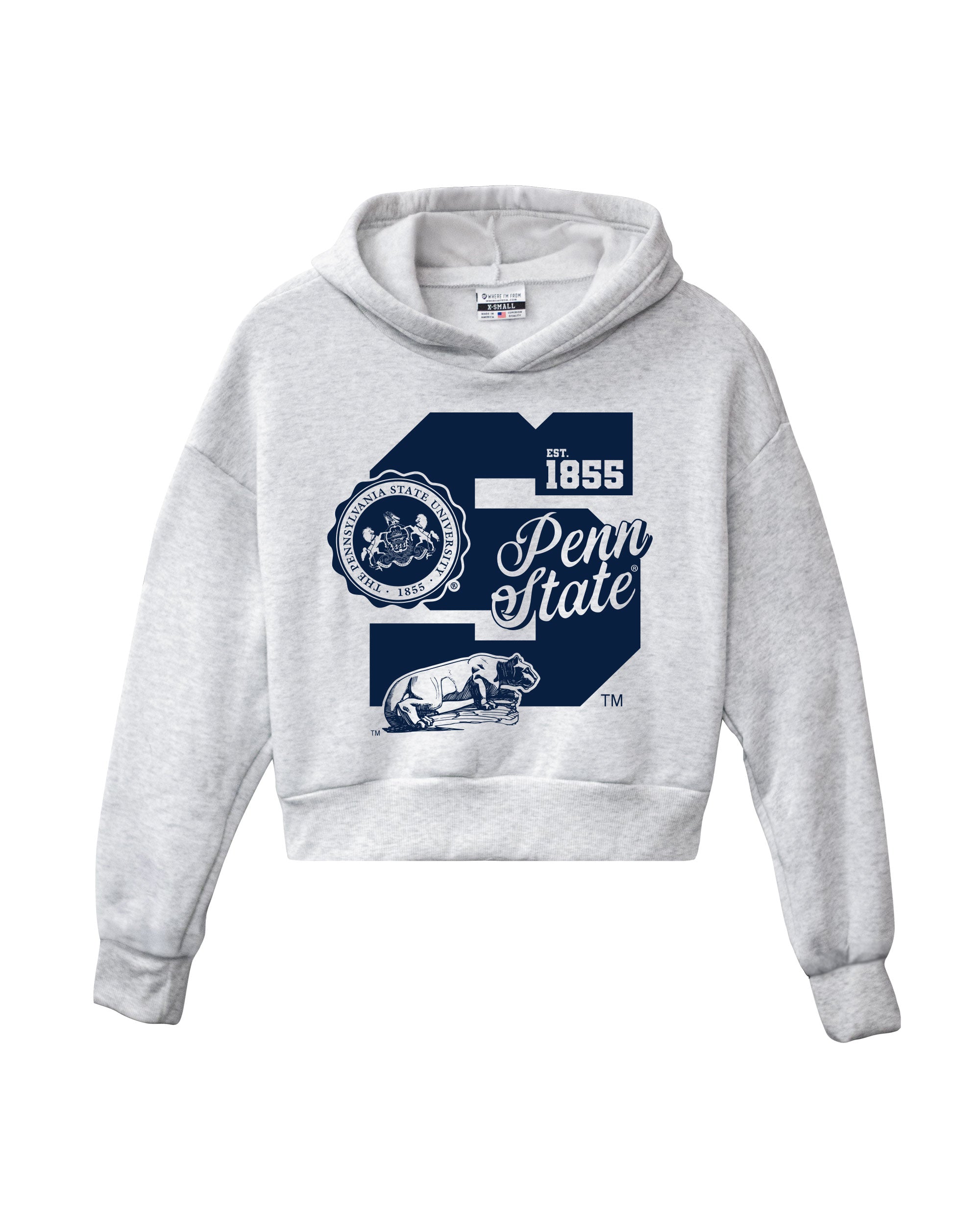 Penn State Block S Crest Pullover Hoodie | Women's Apparel – Where I'm From