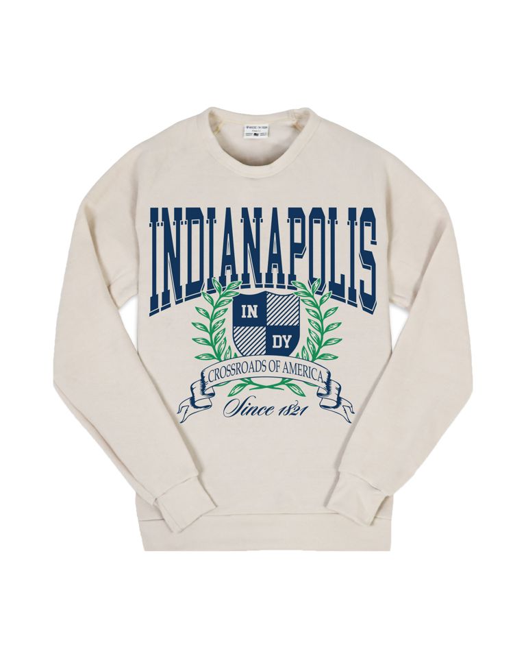 Indianapolis Crest Crew Sweatshirt – Where I'm From
